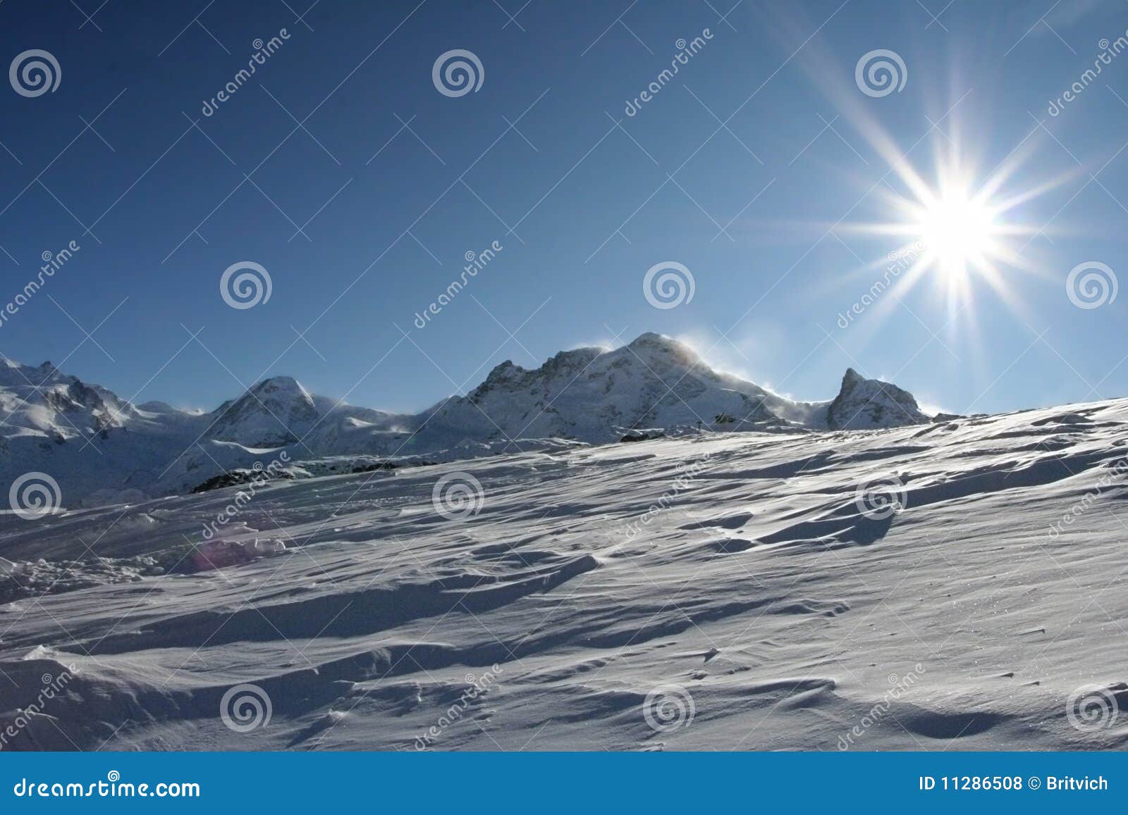Swiss alpine sun stock photo. Image of mountains, swiss - 11286508