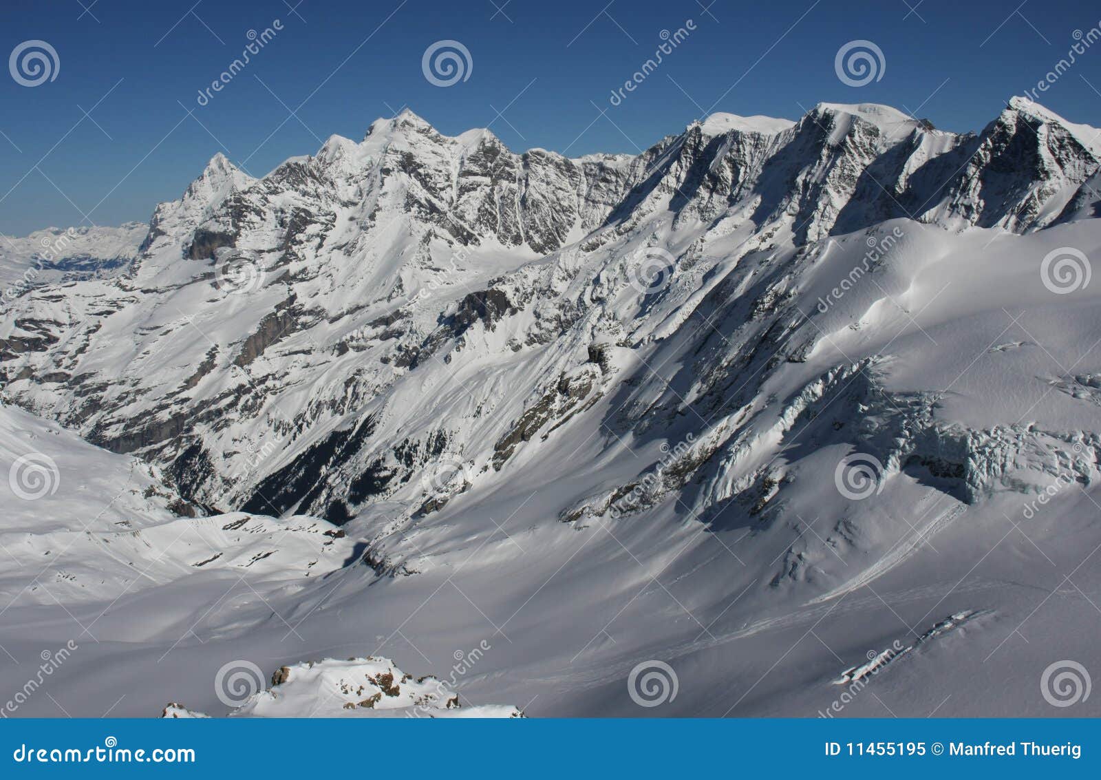 Swiss Alps in Winter stock image. Image of rock, beauty - 11455195