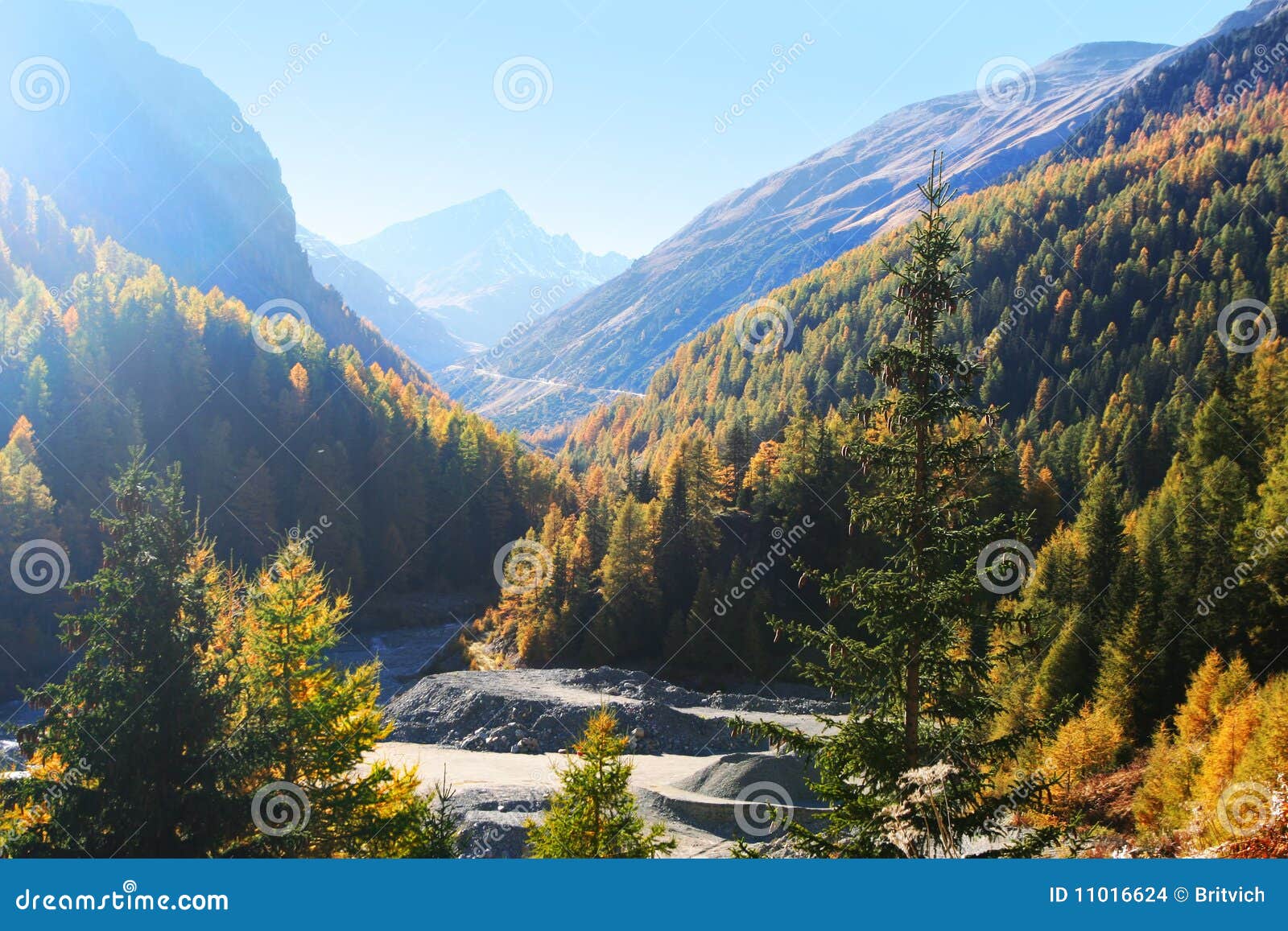 Swiss autumn Alps stock photo. Image of idyllic, holiday - 11016624