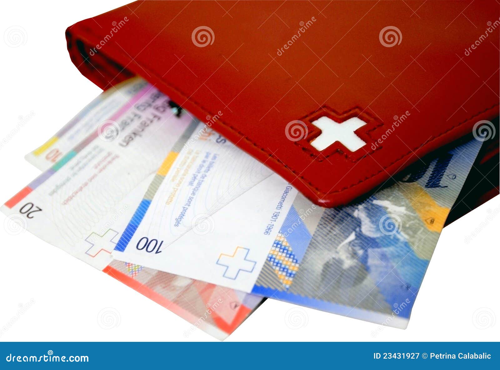 Swiss cash and wallet stock image. Image of rate, crunch - 23431927