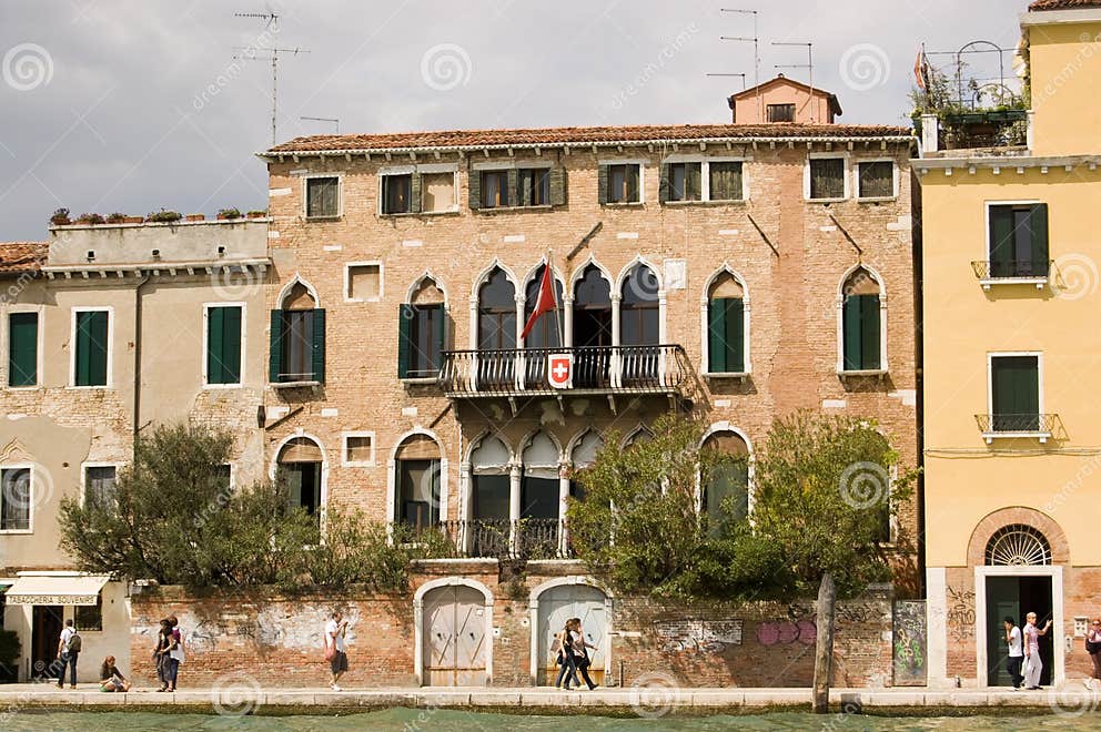 Swiss Consulate, Venice editorial image. Image of switzerland - 20394420