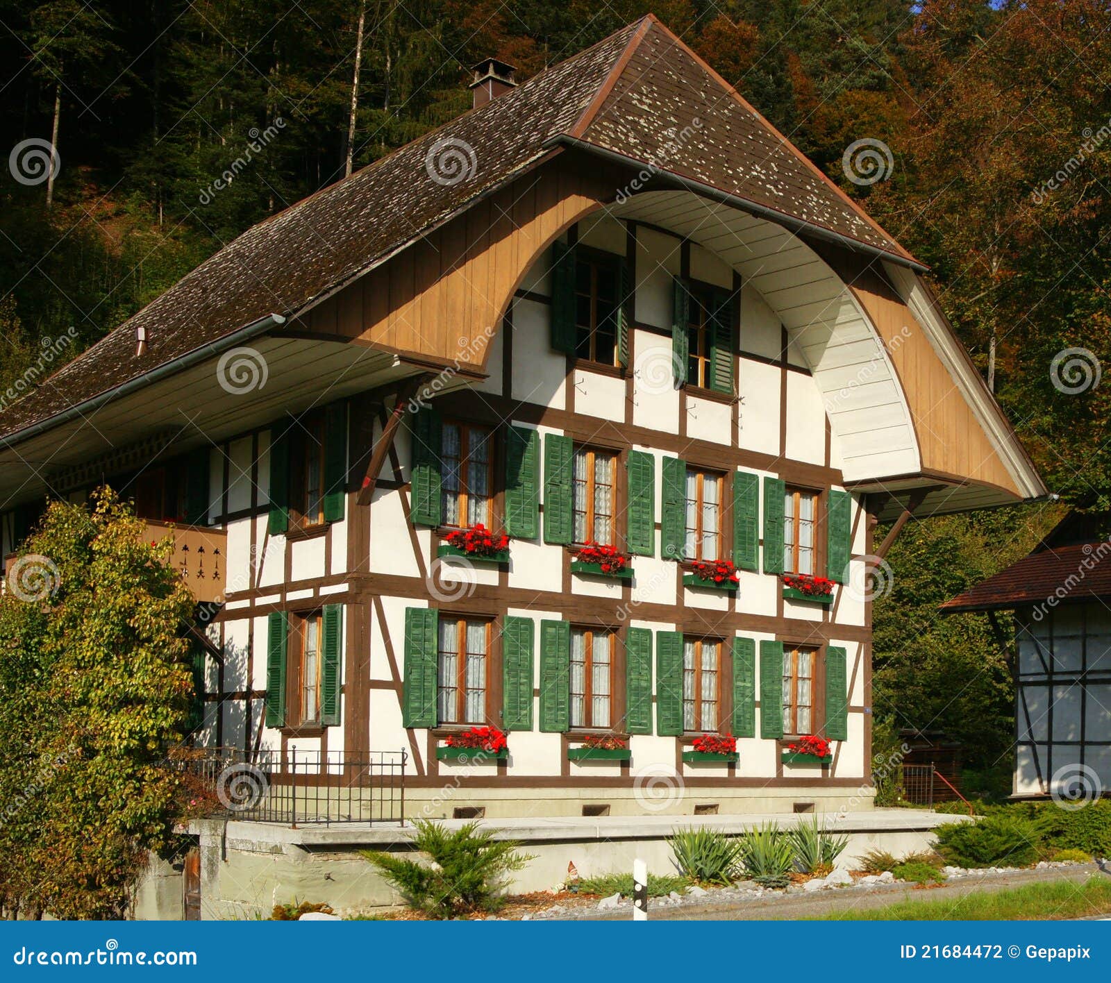 Swiss Farmhouse stock photo. Image of farming, switzerland - 21684472