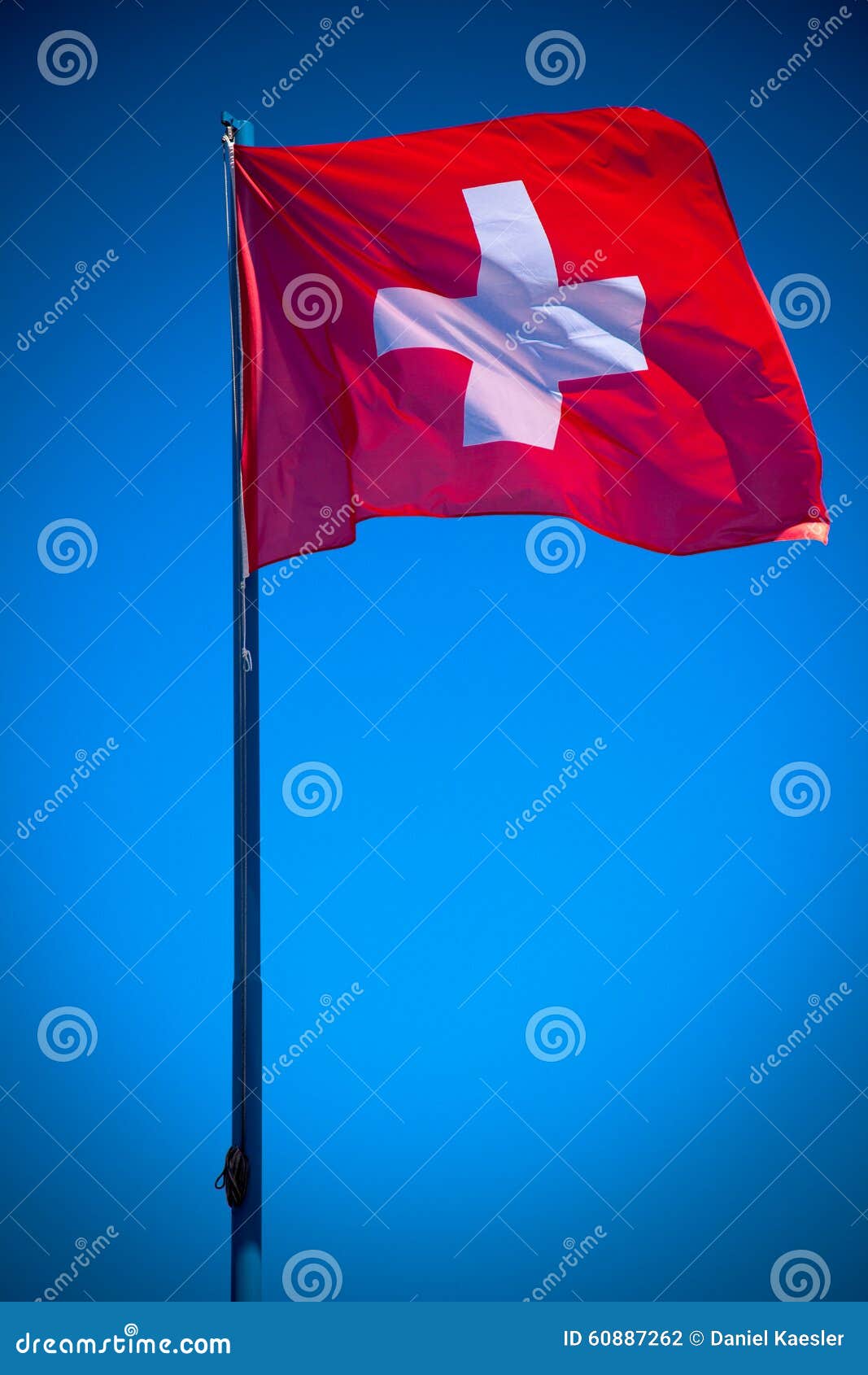 Swiss flag stock photo. Image of sovereign, alps, blue - 60887262