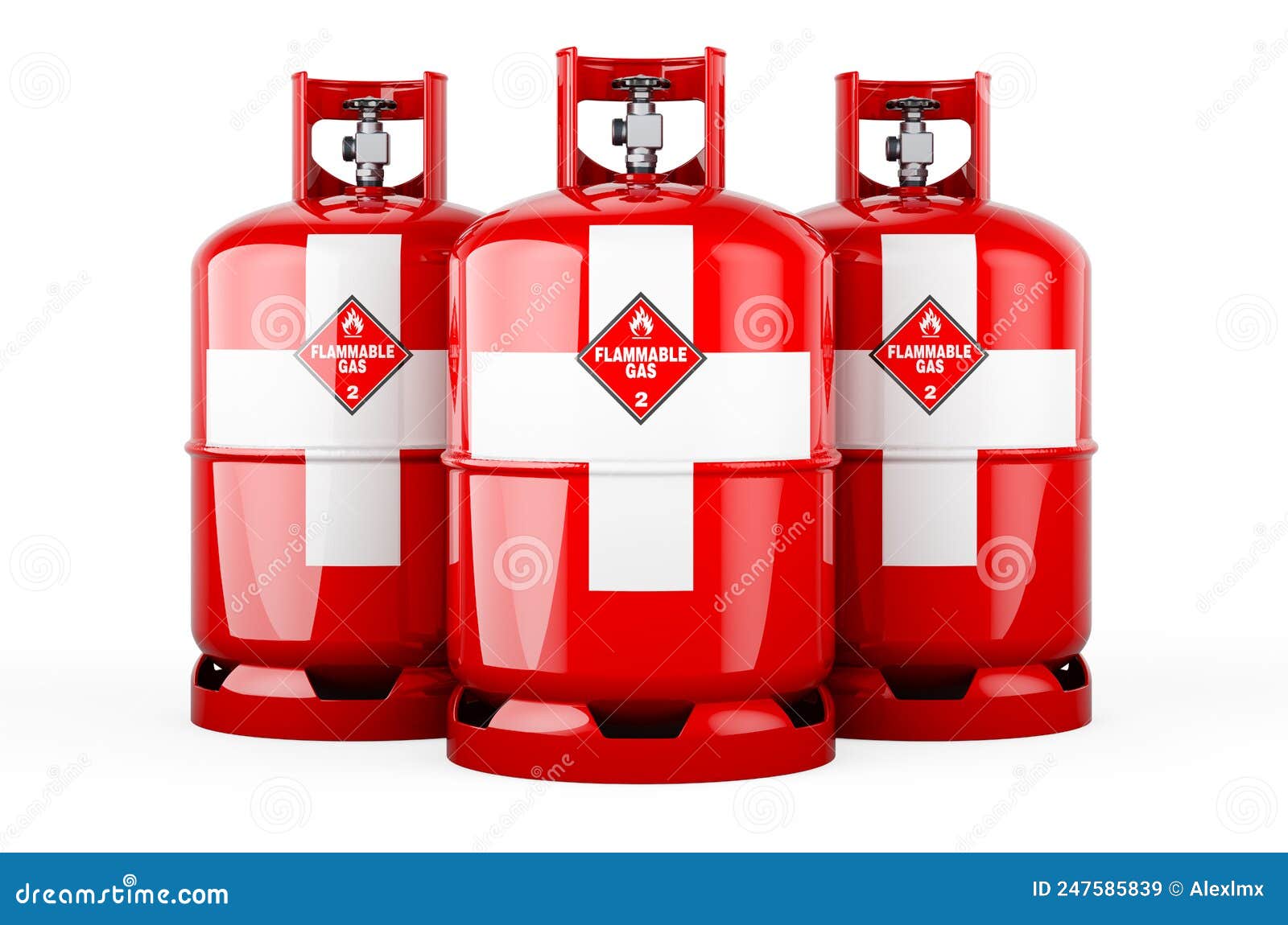 Propane Cylinders With Compressed Gas Stock Photo | CartoonDealer.com ...