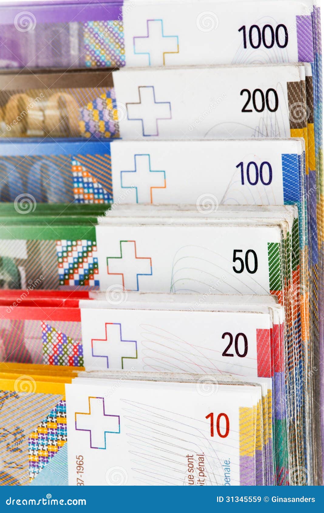 Swiss franc stock image. Image of bill, check, swiss - 31345559