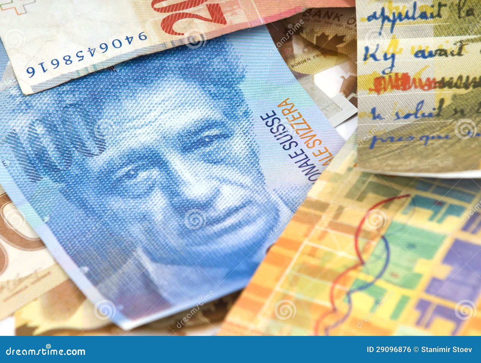 Swiss francs stock photo. Image of europe, canada, business - 29096876