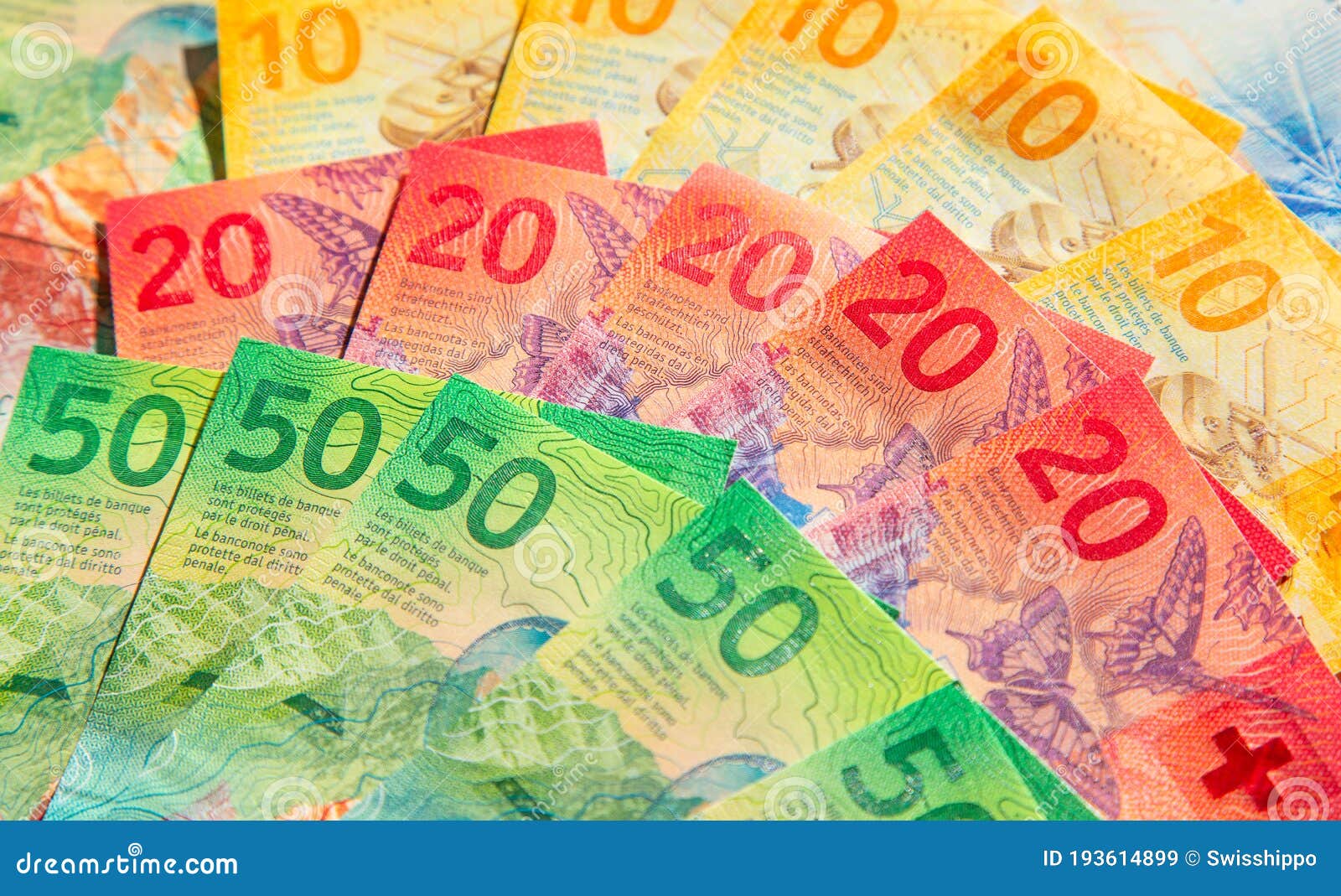 Swiss francs stock image. Image of switzerland, banking - 193614899
