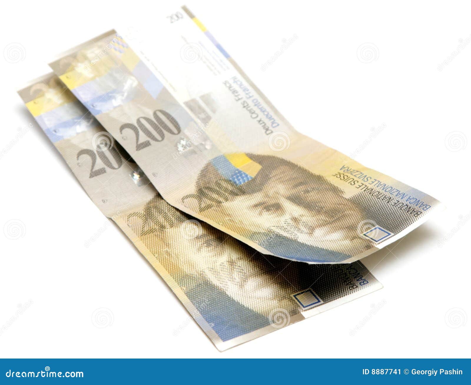 Swiss francs on white stock image. Image of spend, values - 8887741