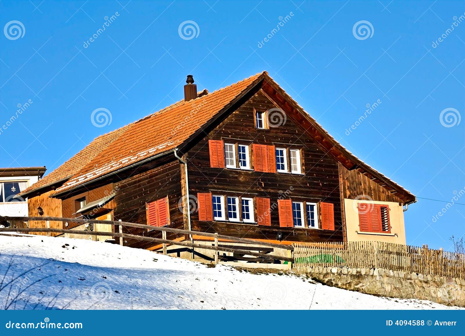 Swiss house stock photo. Image of country, graveyard, liechtenstein ...