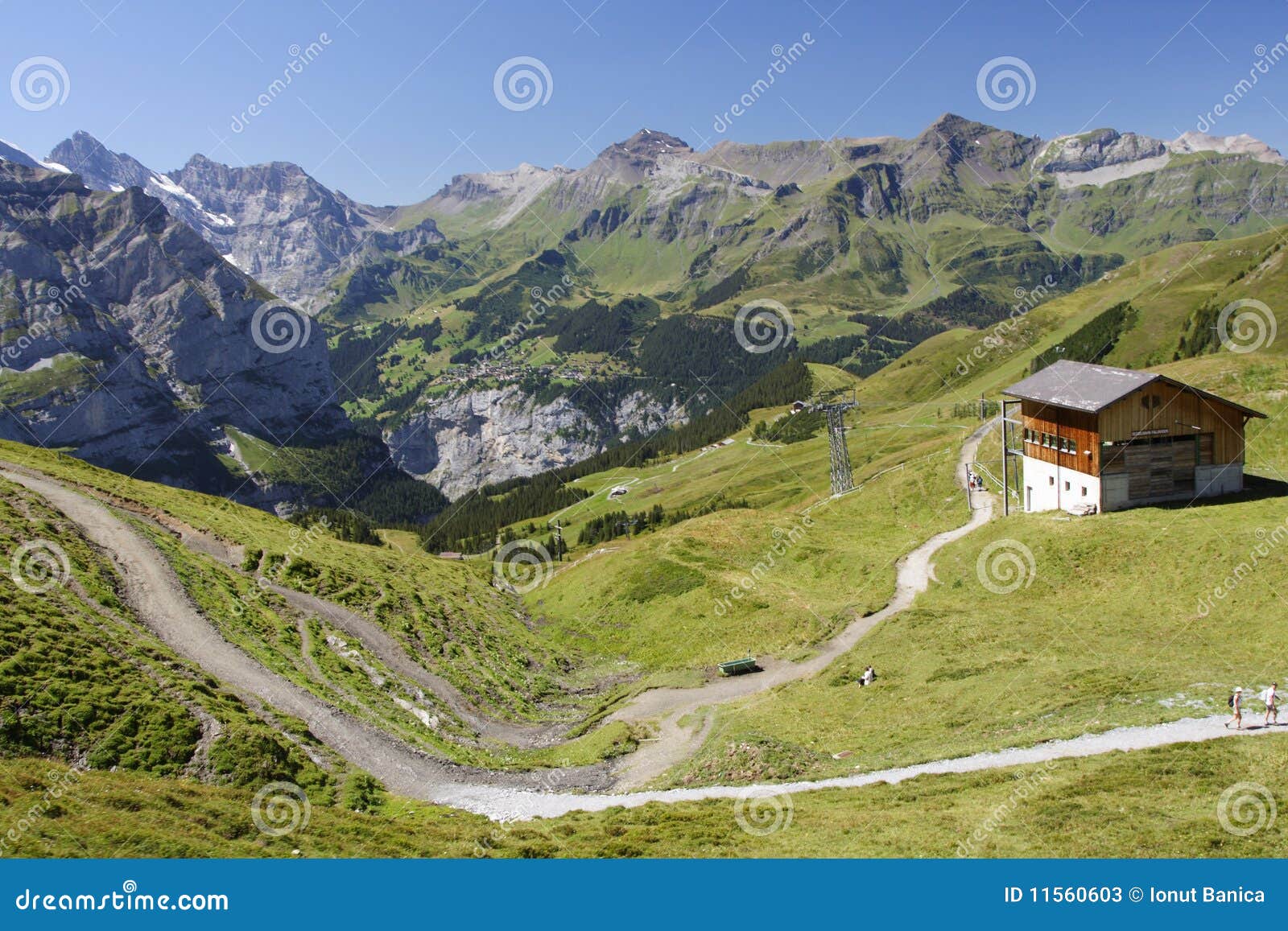 Swiss landscape stock image. Image of idillic, quiet - 11560603