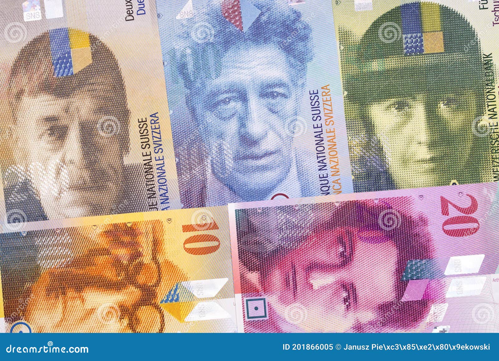Swiss Money a Business Background Stock Image - Image of banknote ...