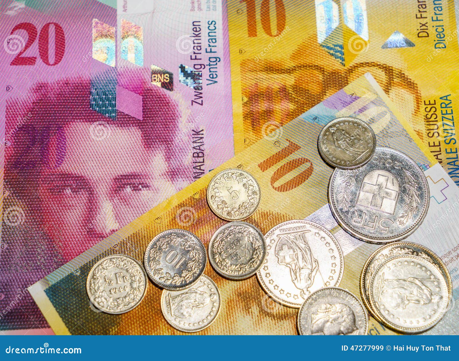 Swiss money stock image. Image of dividends, banking - 47277999
