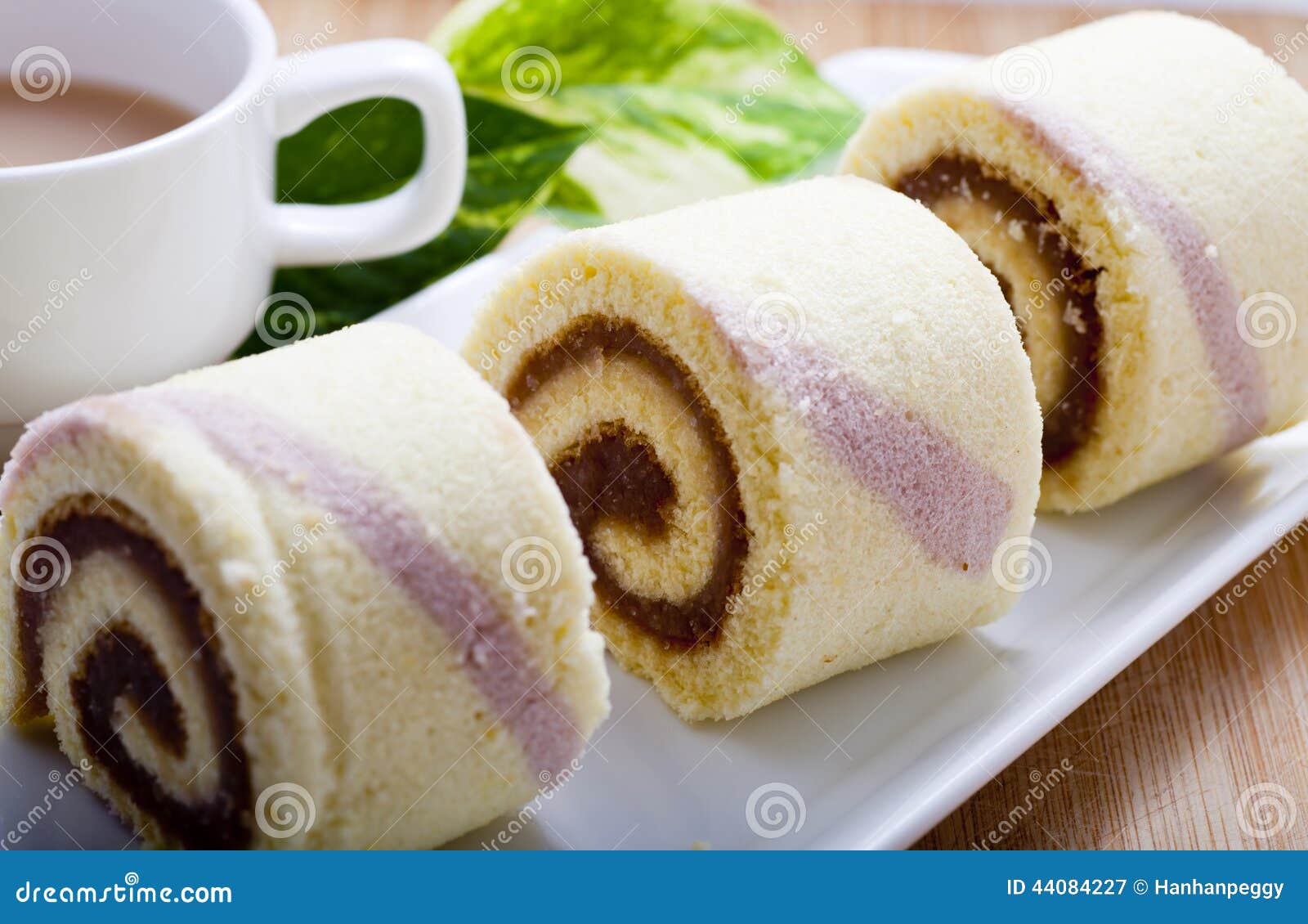 Swiss roll stock image. Image of food, swiss, sweet, three - 44084227