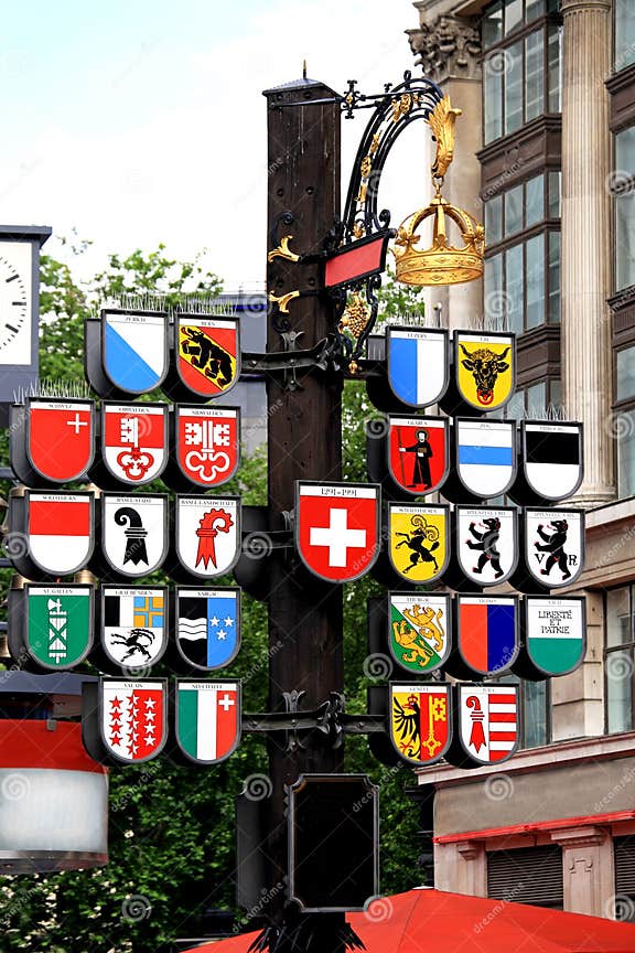Swiss signs stock image. Image of public, arms, decor - 25786733