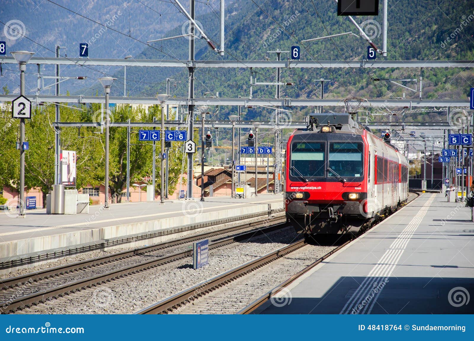 SBB CFF FFS Swiss Train Second Class Cabin Public Transit Switzerland ...
