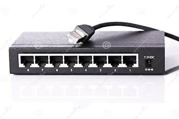 Switch stock photo. Image of isolated, cable, mpbs, computer - 18176476