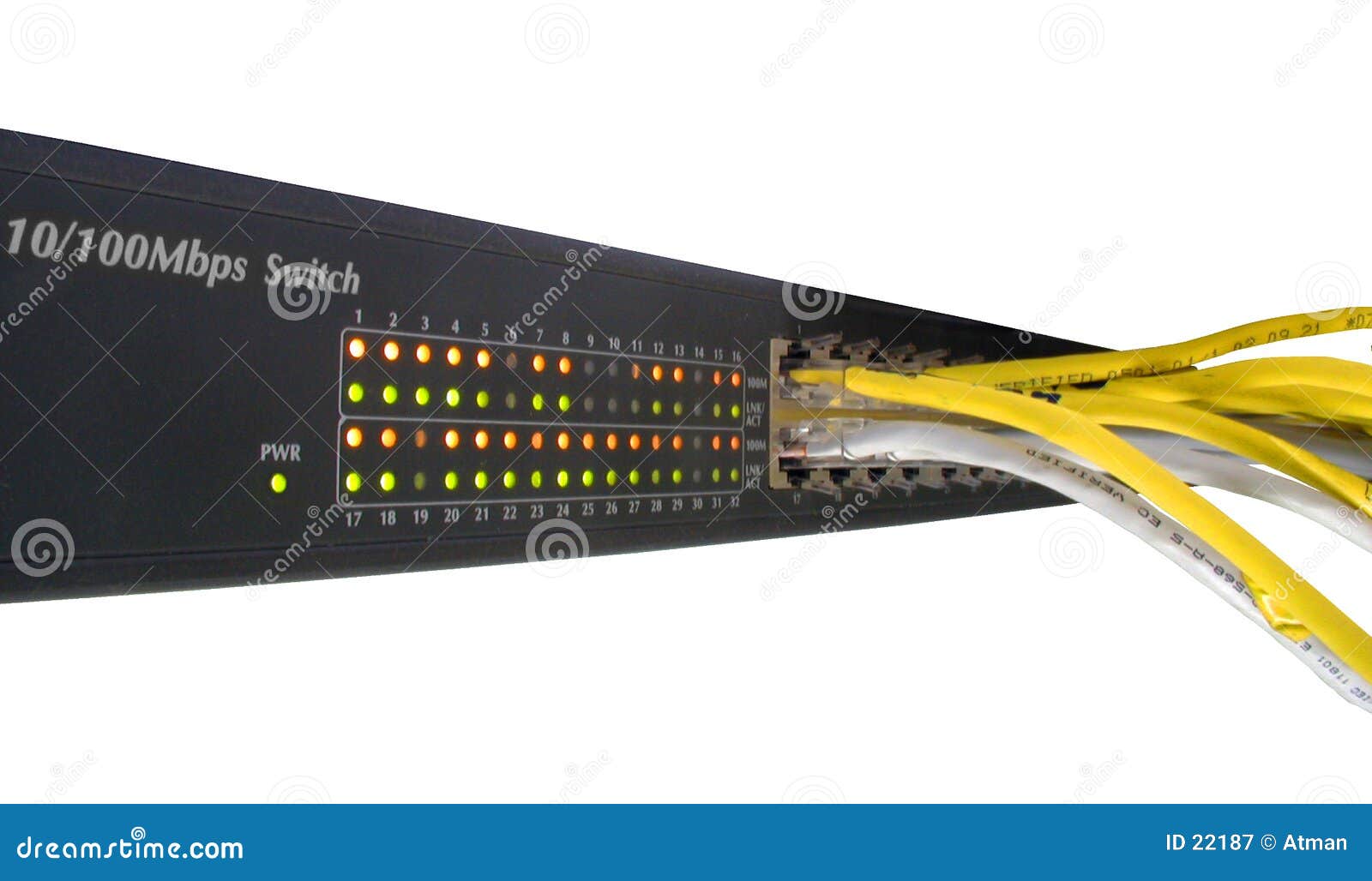 Switch stock image. Image of sockets, cable, network, cables - 22187