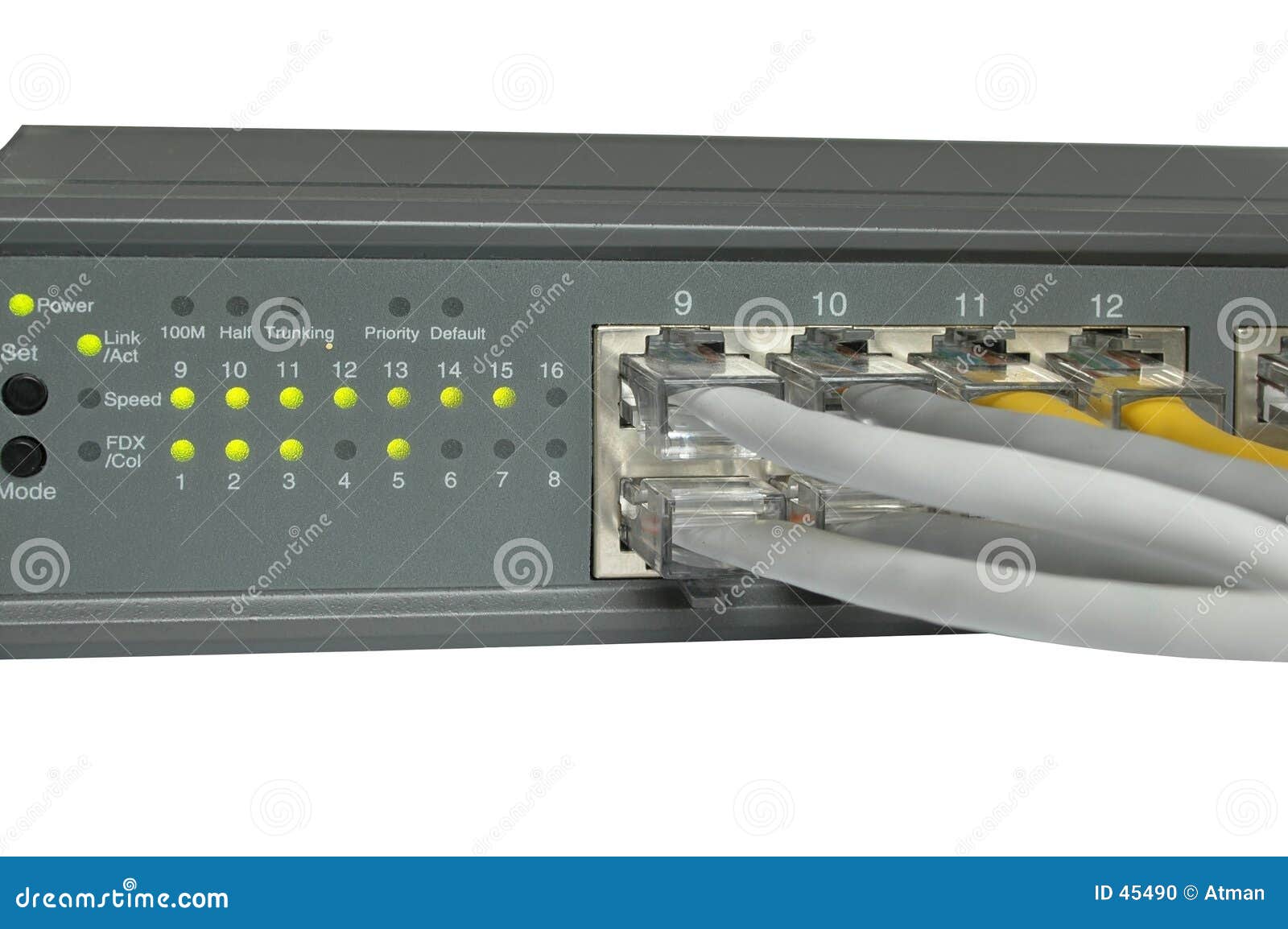 Switch stock photo. Image of switch, ethernet, cable, plugs - 45490