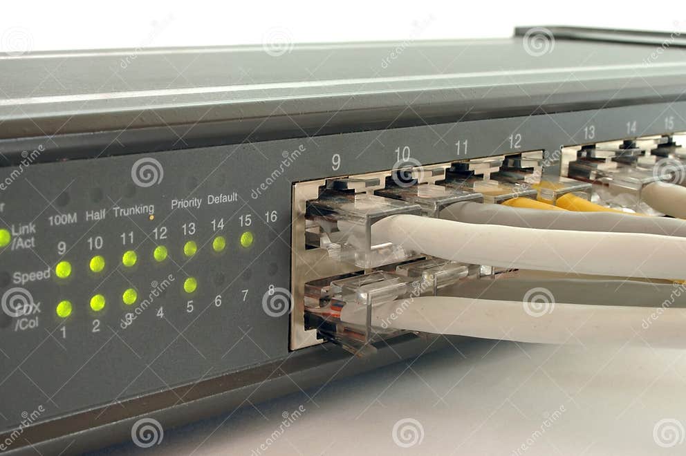Switch stock photo. Image of cable, switch, computer, router - 45494
