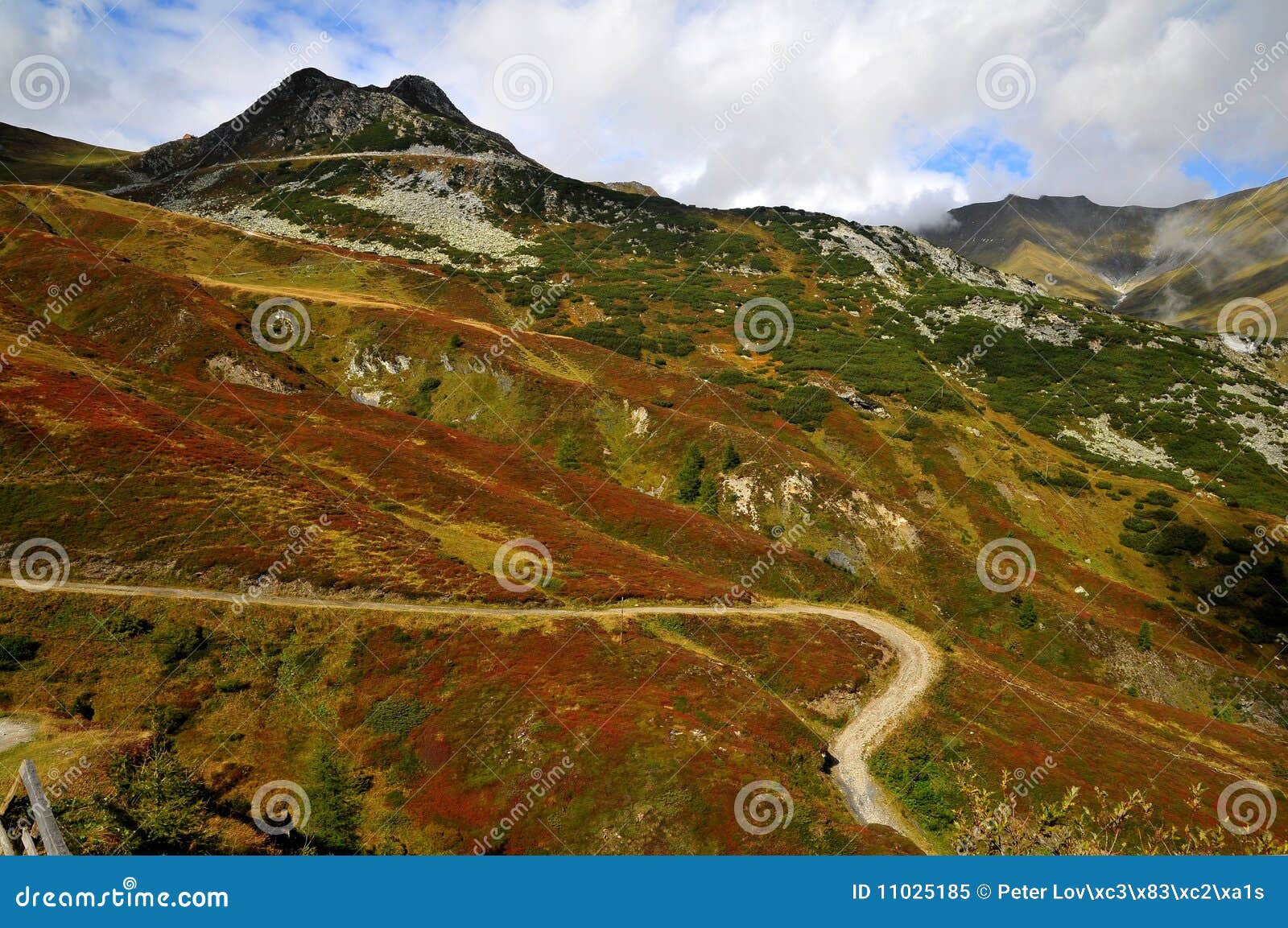 Switch Back in Tirol Mountains Stock Image - Image of alpen, mountains ...