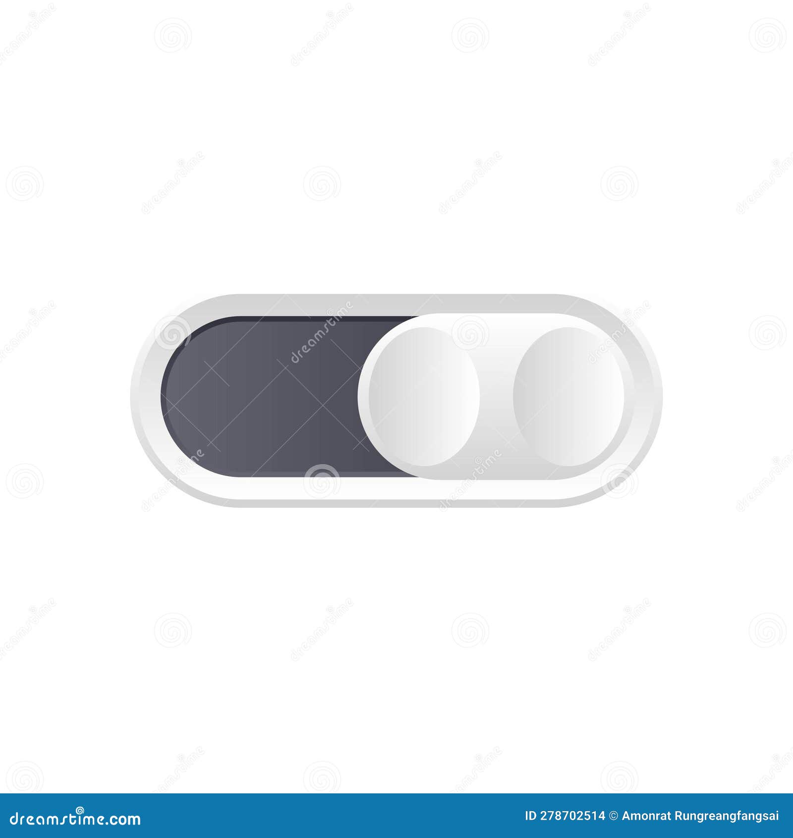 Switch Button or Turn on Turn Off Power Stock Vector - Illustration of ...