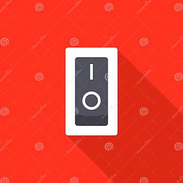 Switch Button or Turn on Turn Off Power Stock Vector - Illustration of ...