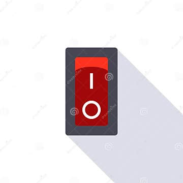 Switch Button or Turn on Turn Off Power Stock Vector - Illustration of ...