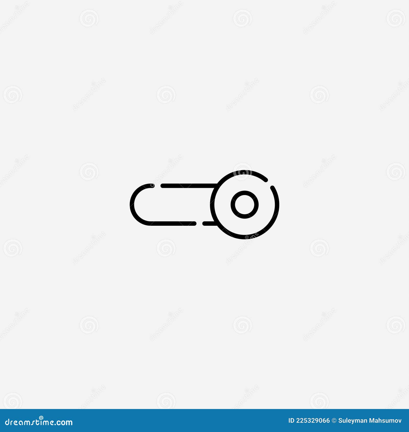 Switch Button Vector Icon Sign Symbol Stock Vector - Illustration of ...