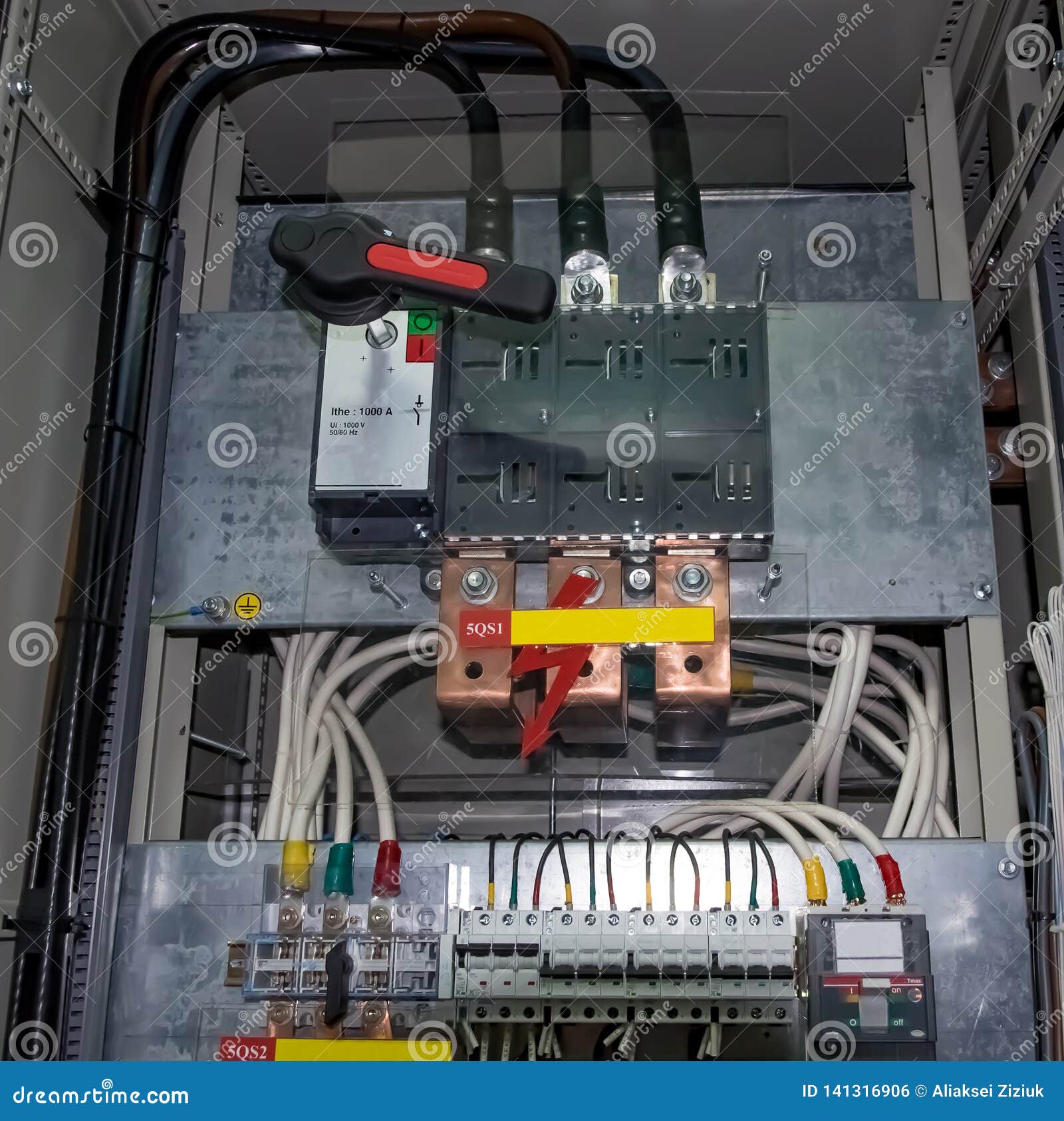 Layout Of A Substation Earthing System Royalty-Free Stock Photography ...