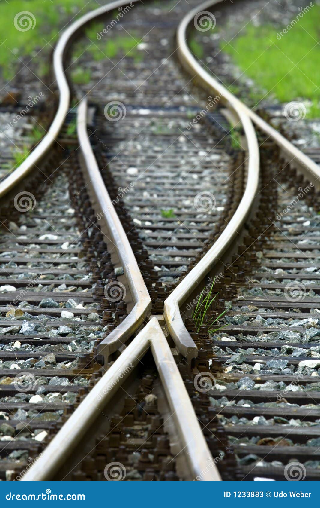 Switch and curve stock image. Image of railway, railroads - 1233883