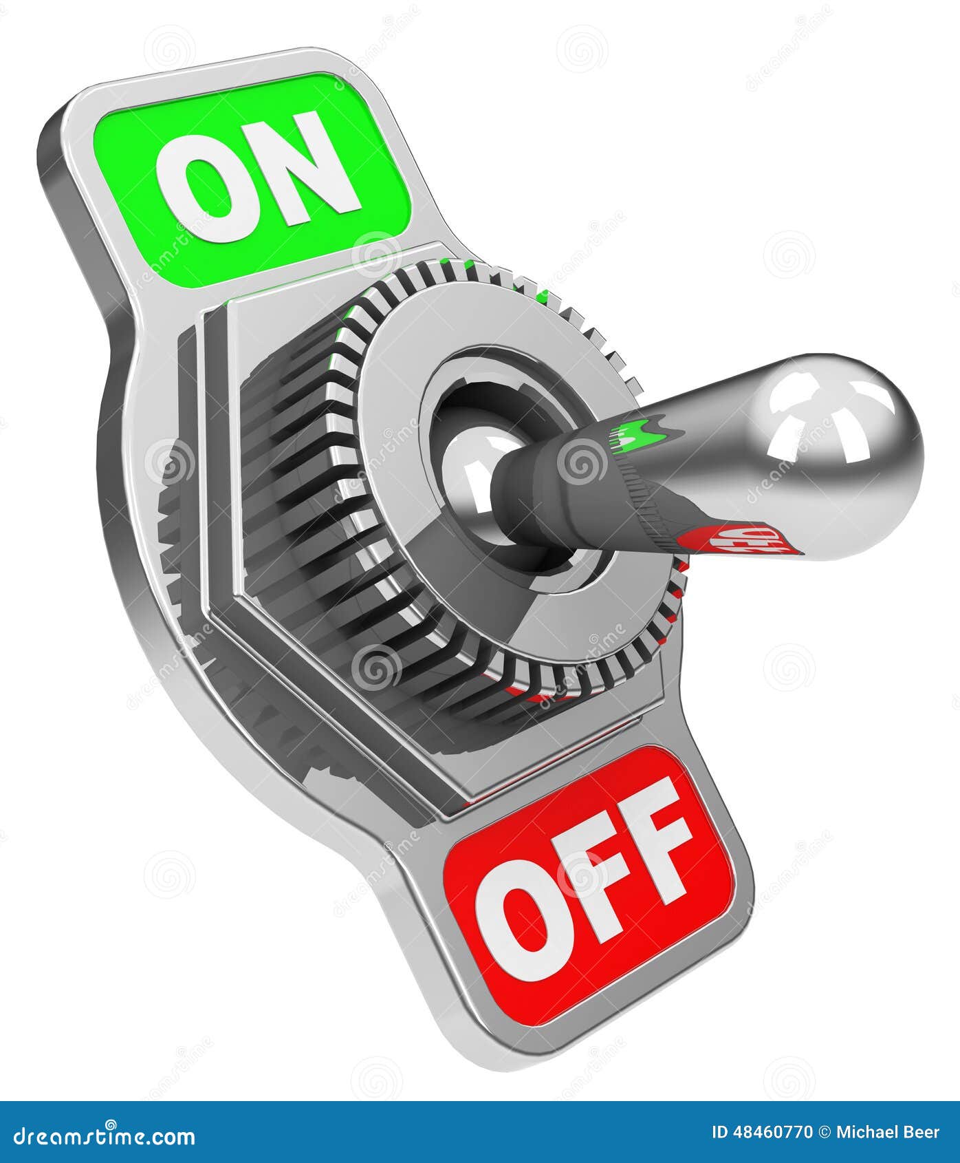 The switch stock illustration. Illustration of button - 48460770