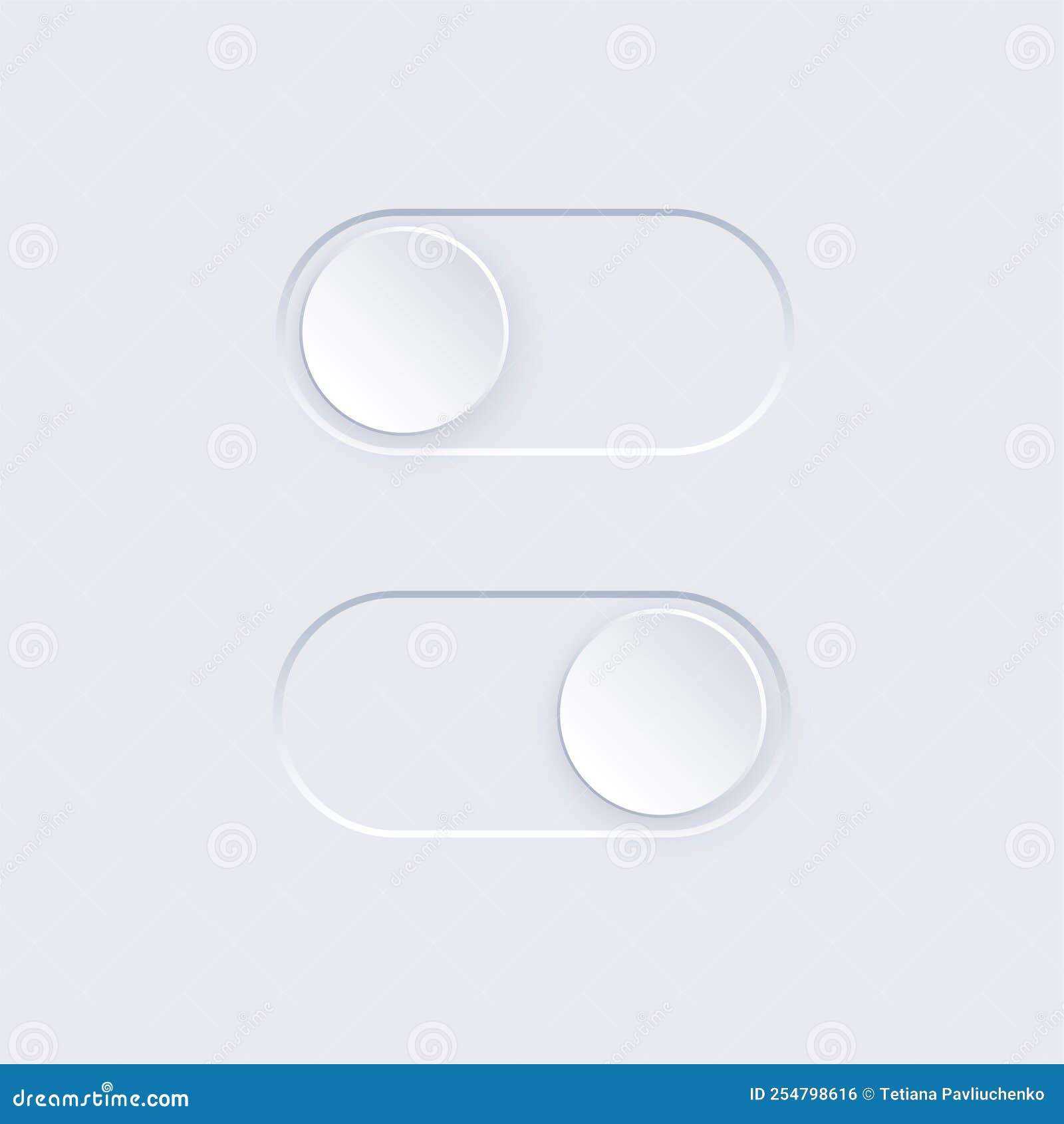 Toggle button icon stock vector. Illustration of mobile - 254798616