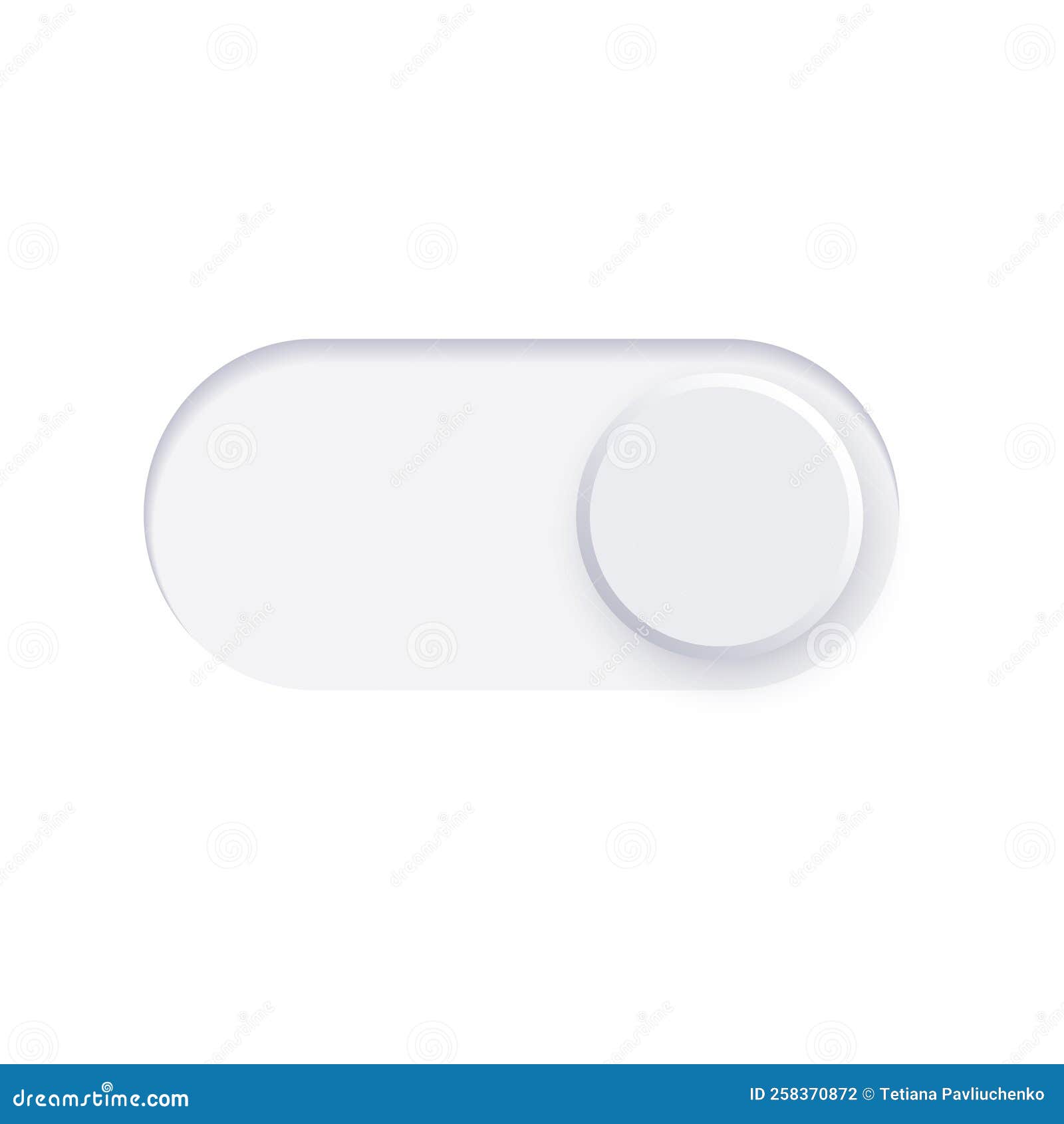 Toggle button icon stock vector. Illustration of slider - 258370872