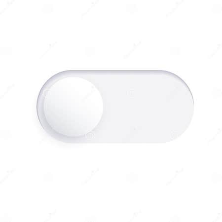 Toggle button icon stock vector. Illustration of push - 258501810