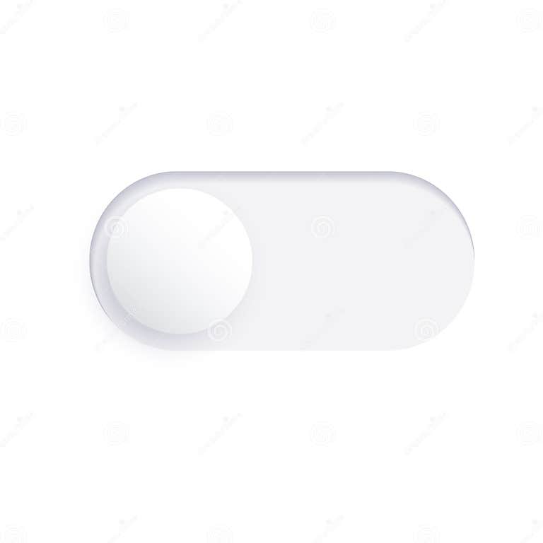 Toggle button icon stock vector. Illustration of push - 258501810