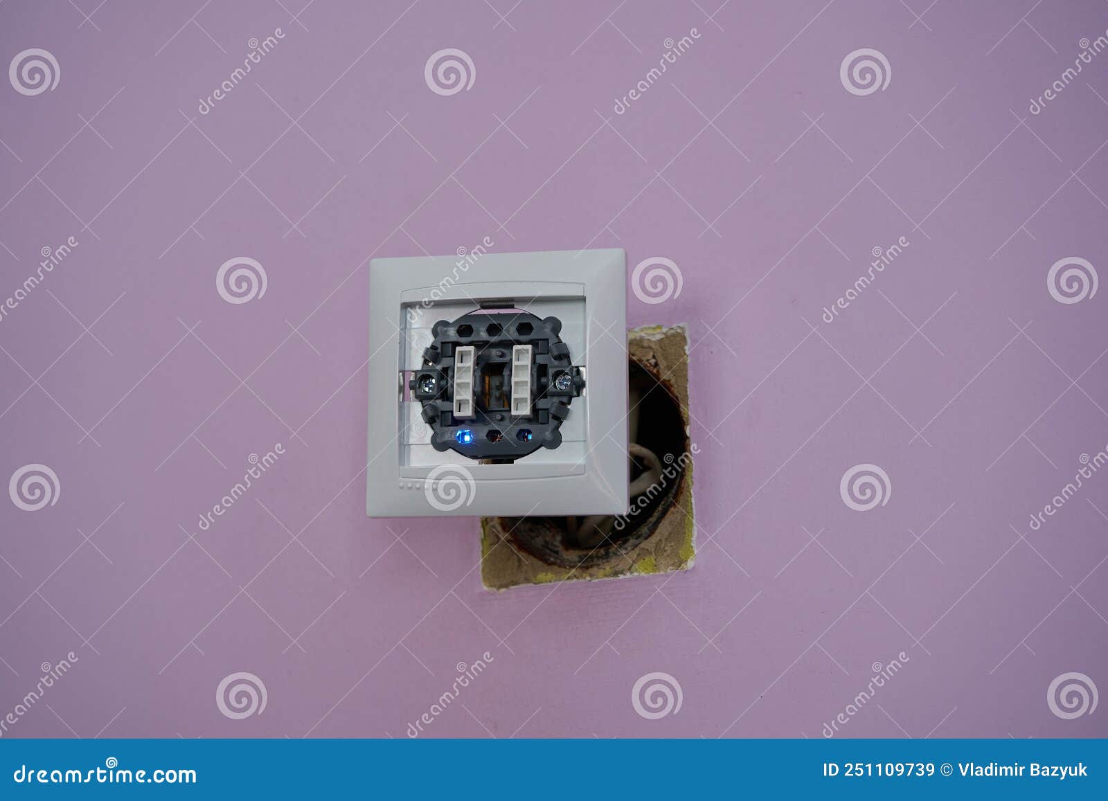 A Switch Hangs on the Wall,installing a New Light Switch on the Purple ...