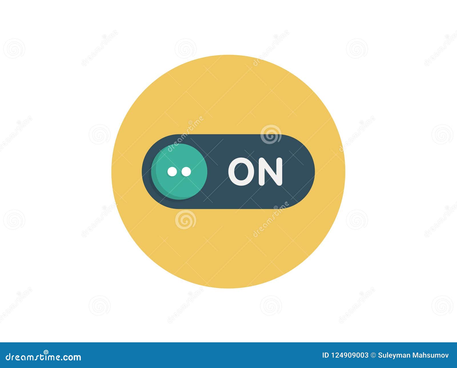 Switch Vector Icon Sign Symbol Stock Vector - Illustration of button ...