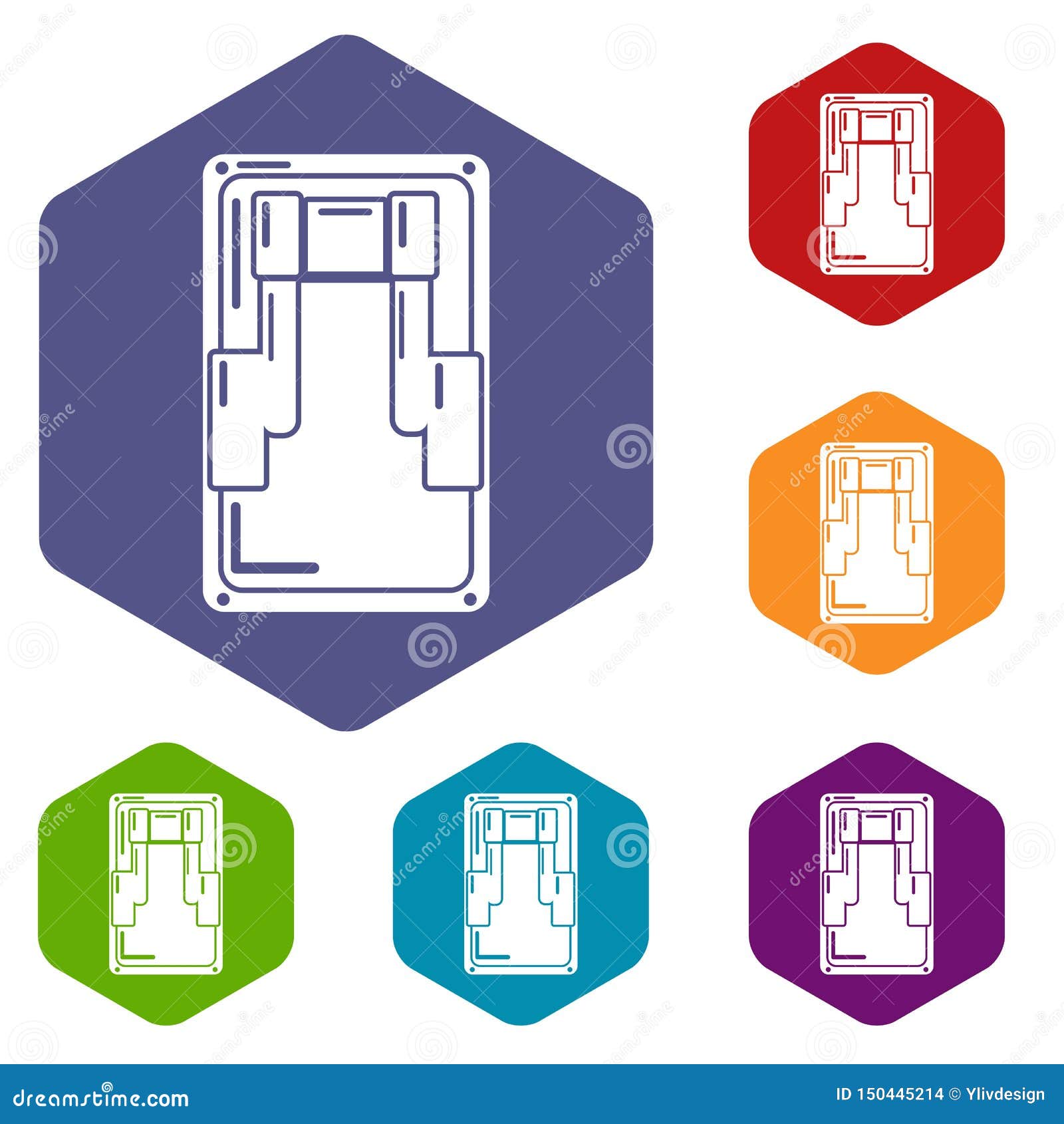 Switch icon, simple style. stock vector. Illustration of device - 150445214