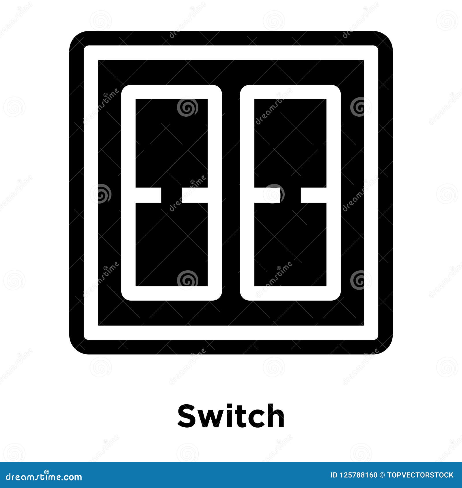 Switch Icon Vector Isolated on White Background, Logo Concept of Stock ...
