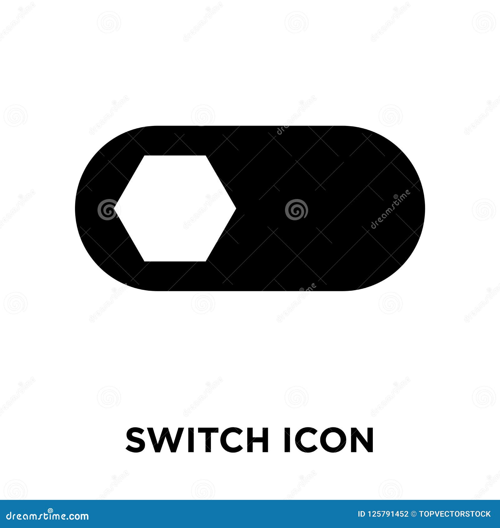 Switch Icon Vector Isolated on White Background, Logo Concept of Stock ...