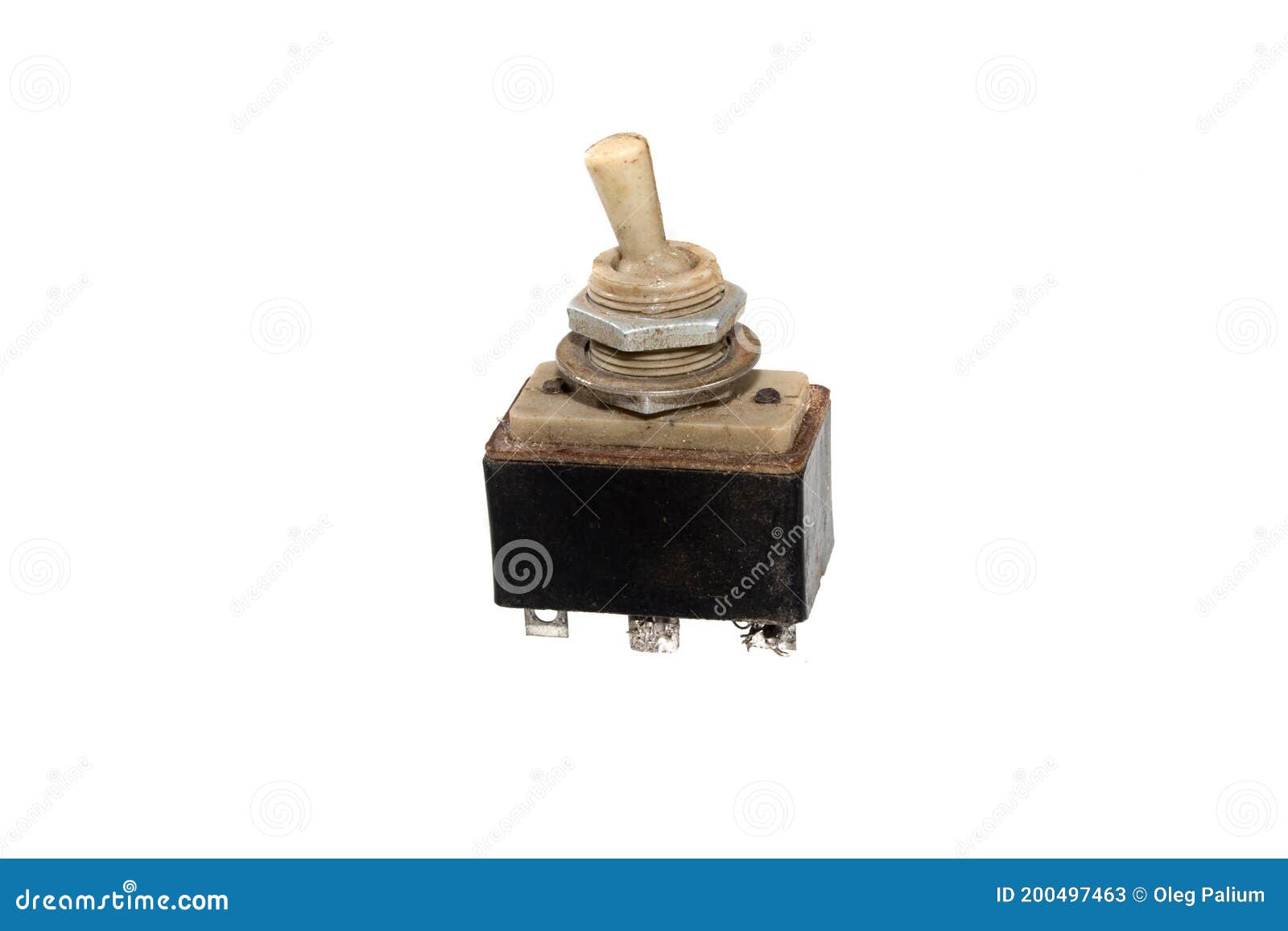 Switch Isolated on White Background Stock Image - Image of energy ...