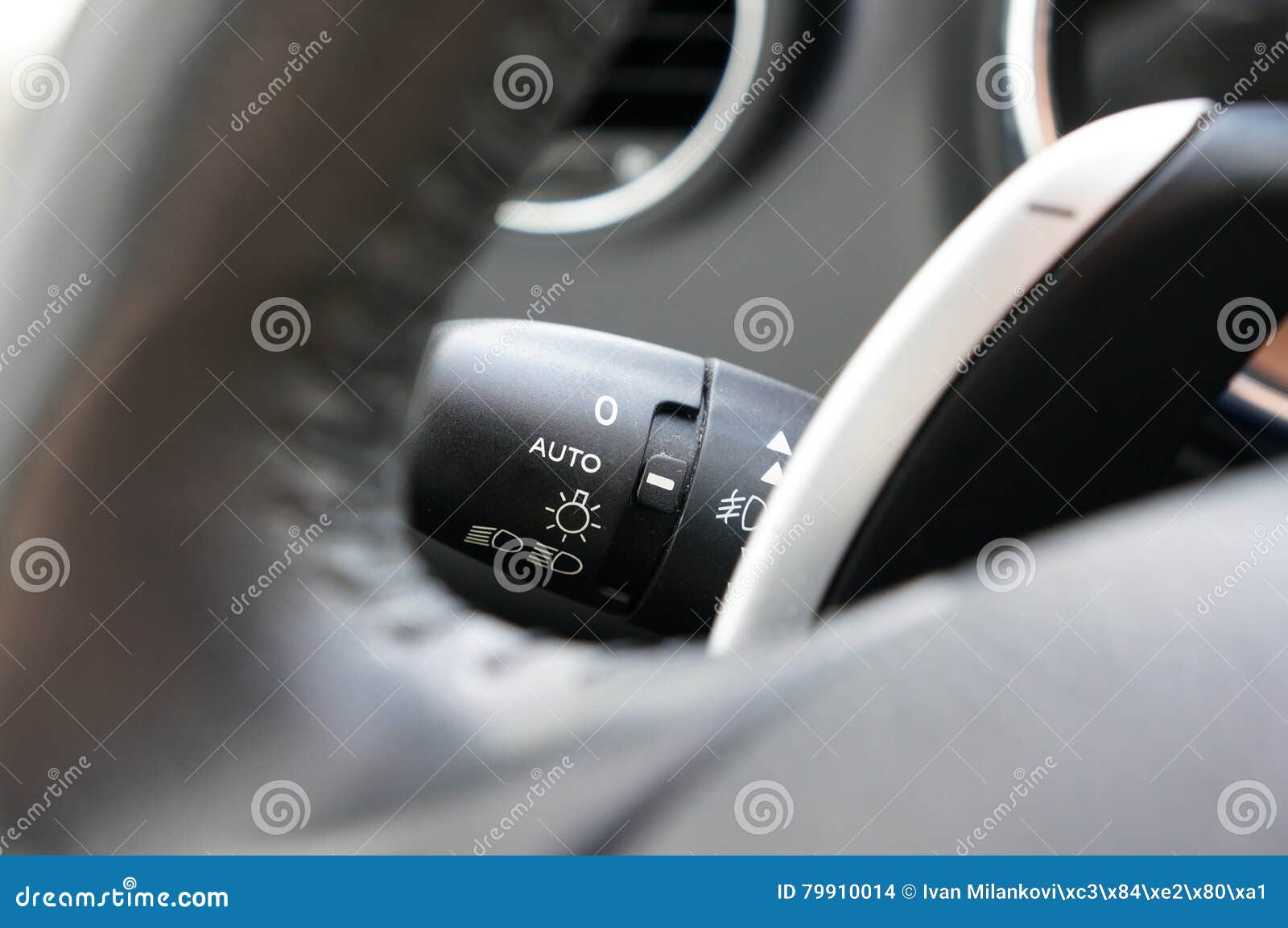 Switch for lights stock photo. Image of automotive, automatic - 79910014