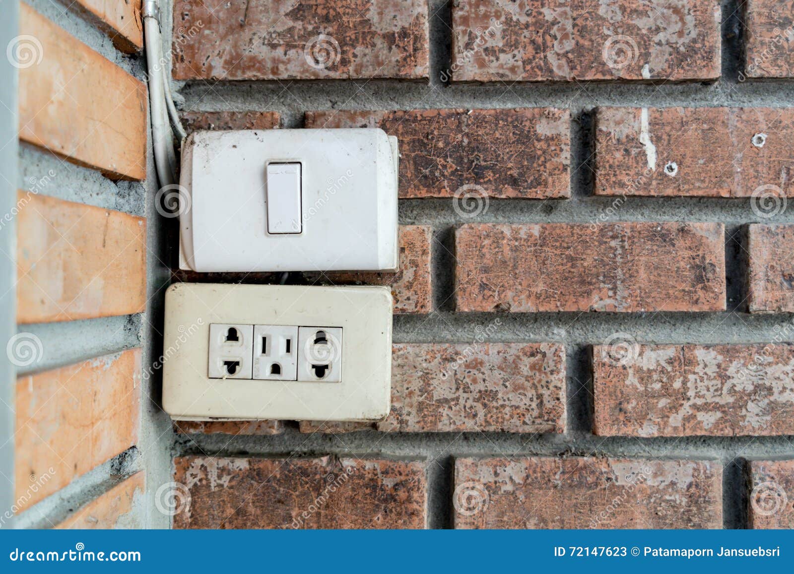 Switch stock image. Image of electric, home, button, plate - 72147623