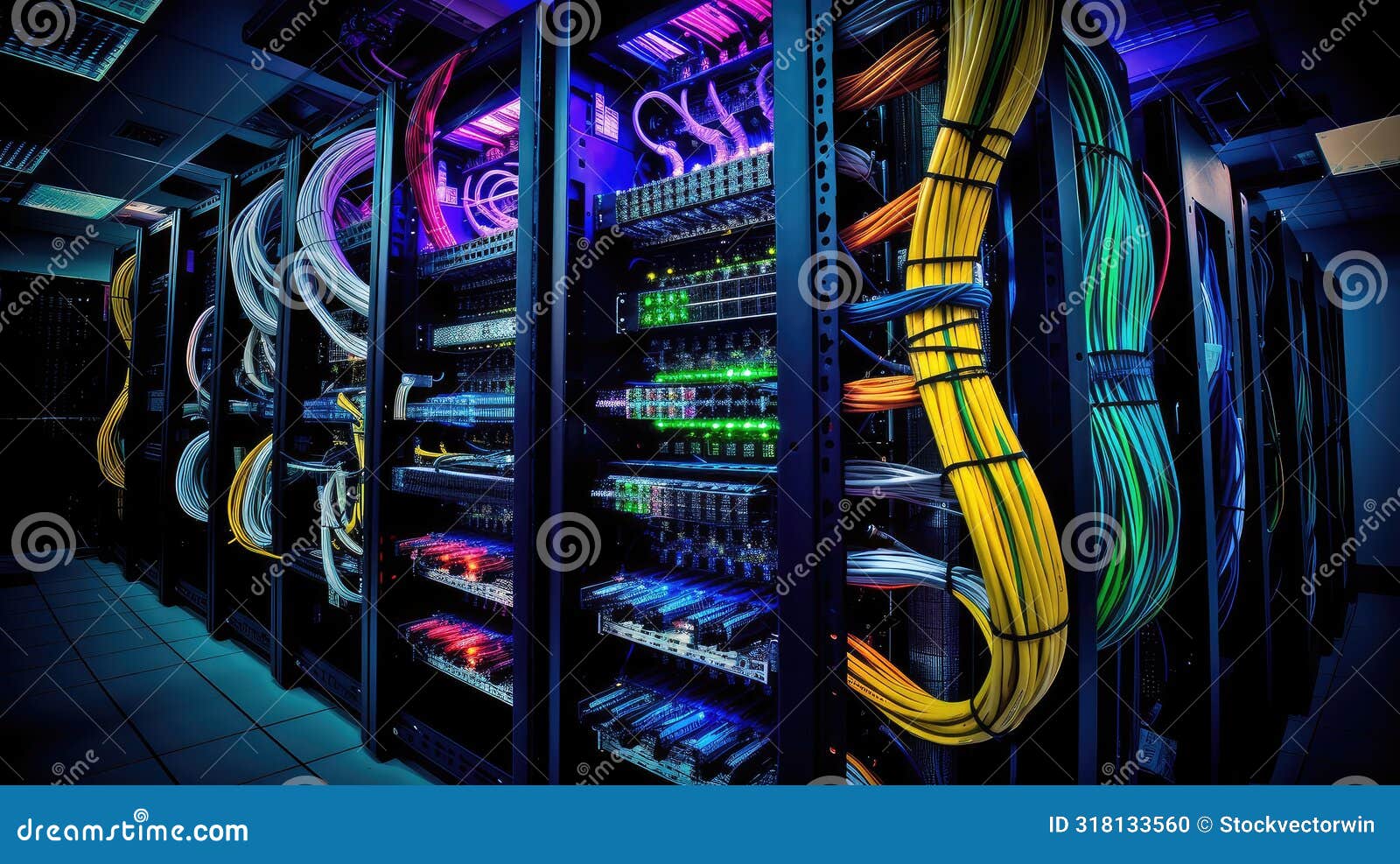 Switch network equipment stock illustration. Illustration of ...