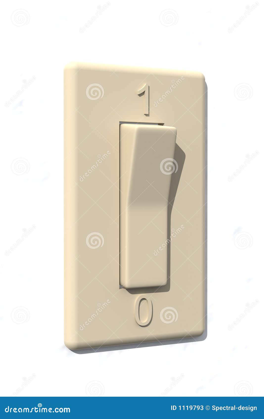 Switch - Off stock illustration. Illustration of turn - 1119793