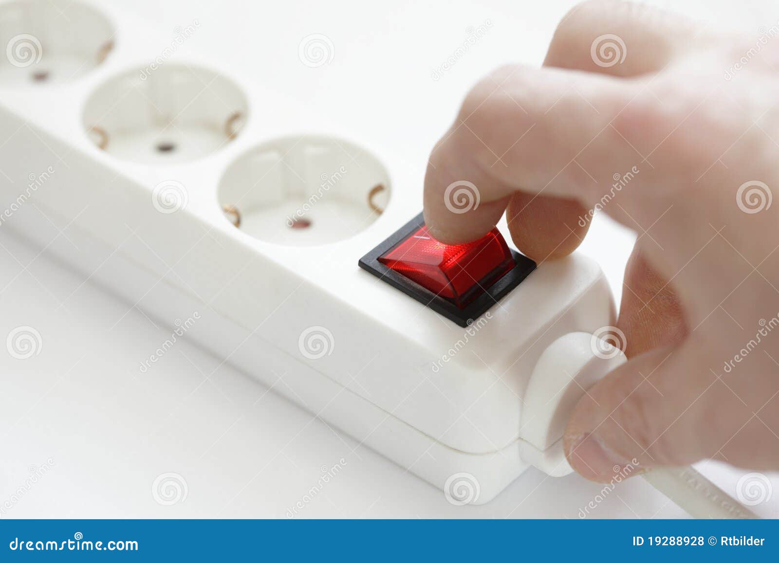Switch off stock photo. Image of connect, cord, electricity - 19288928