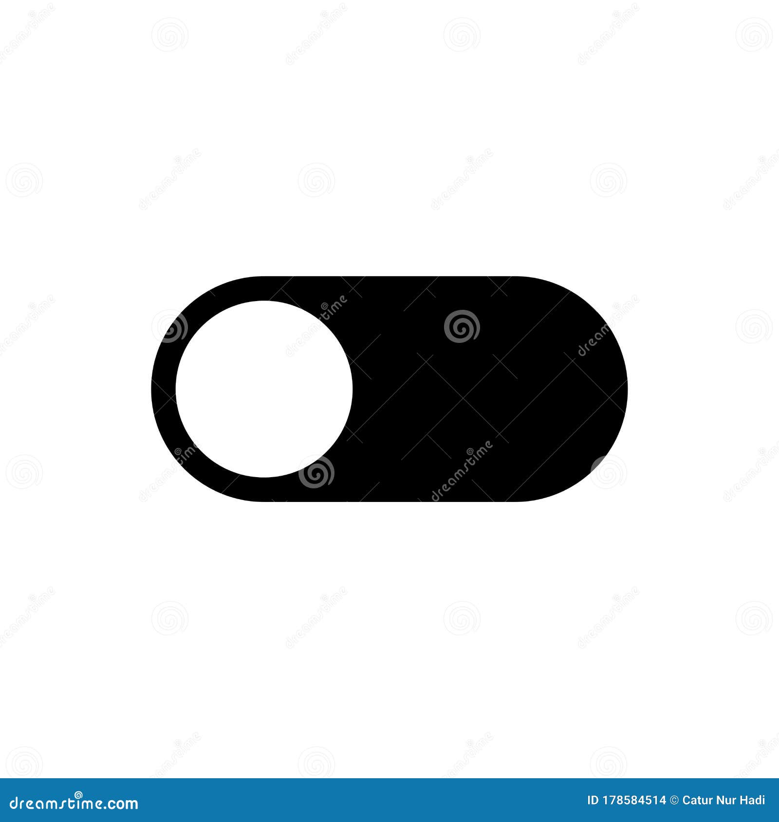 Switch on Off Button Icon Flat Vector Template Design Trendy Stock ...