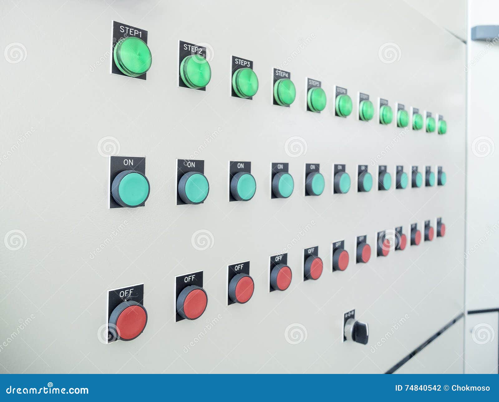 Switch on off stock photo. Image of touch, control, plant - 74840542