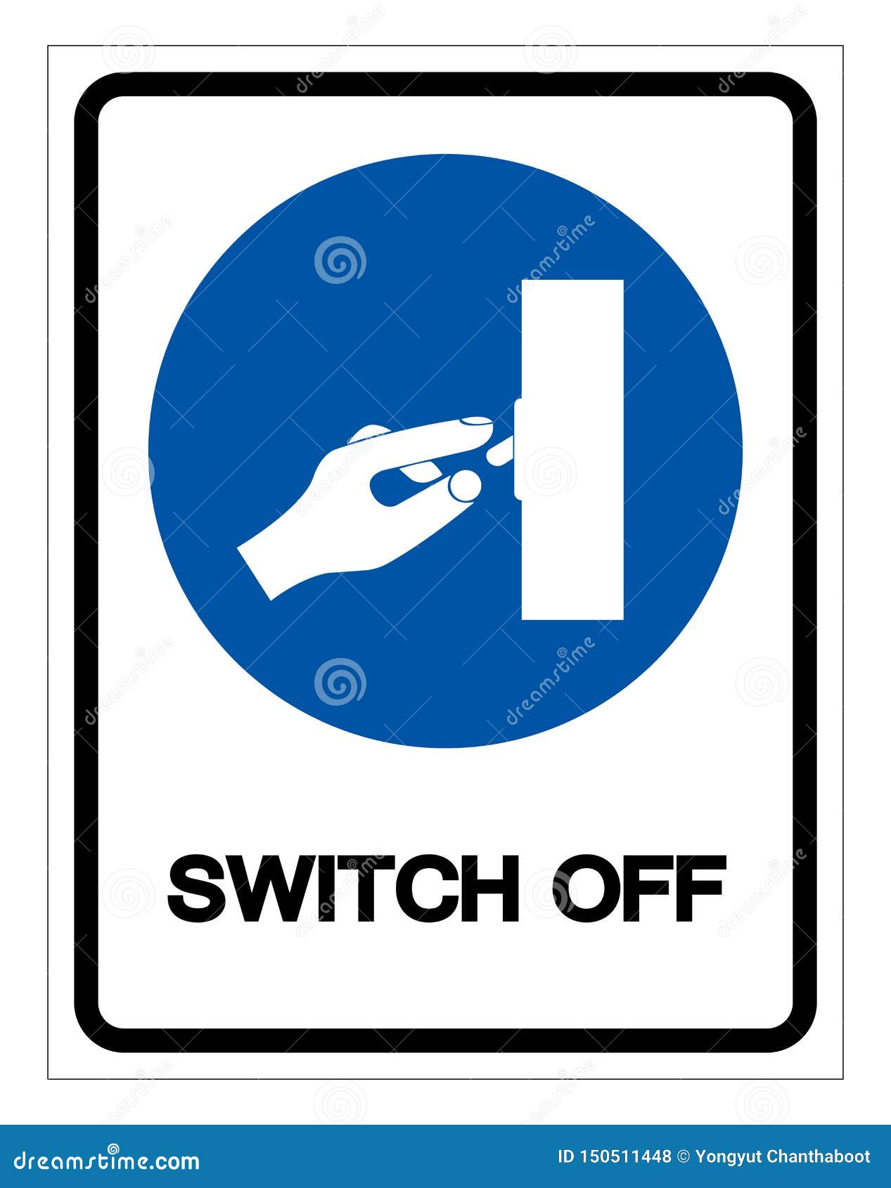 Switch Off Symbol Sign ,Vector Illustration, Isolate on White ...