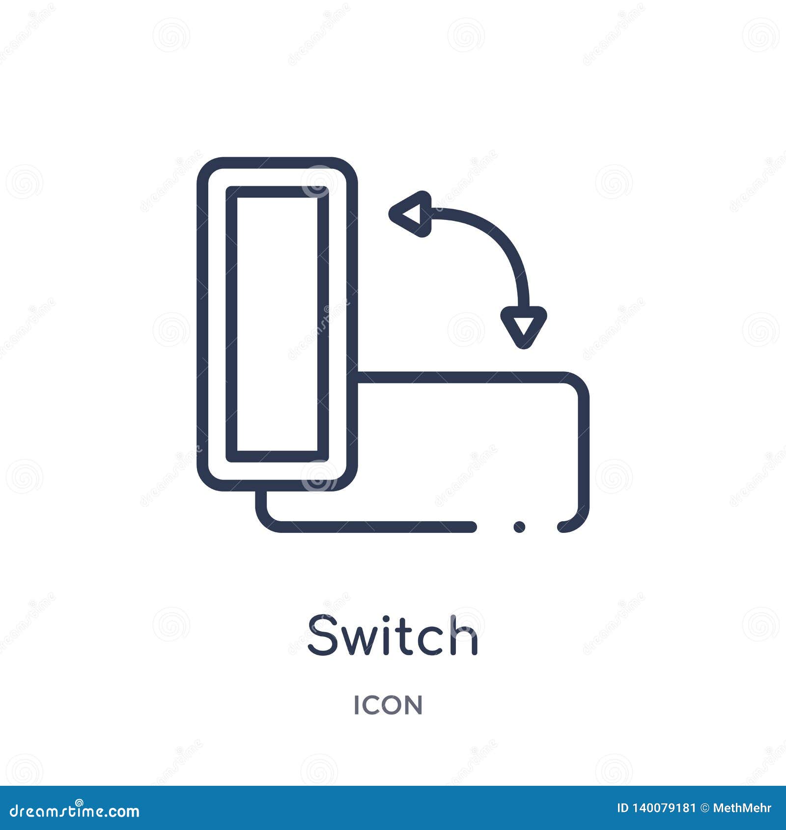 Switch Orientation Button Icon from User Interface Outline Collection ...